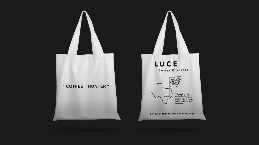 LUCE TOTE BAG - White - Luce Coffee Roasters