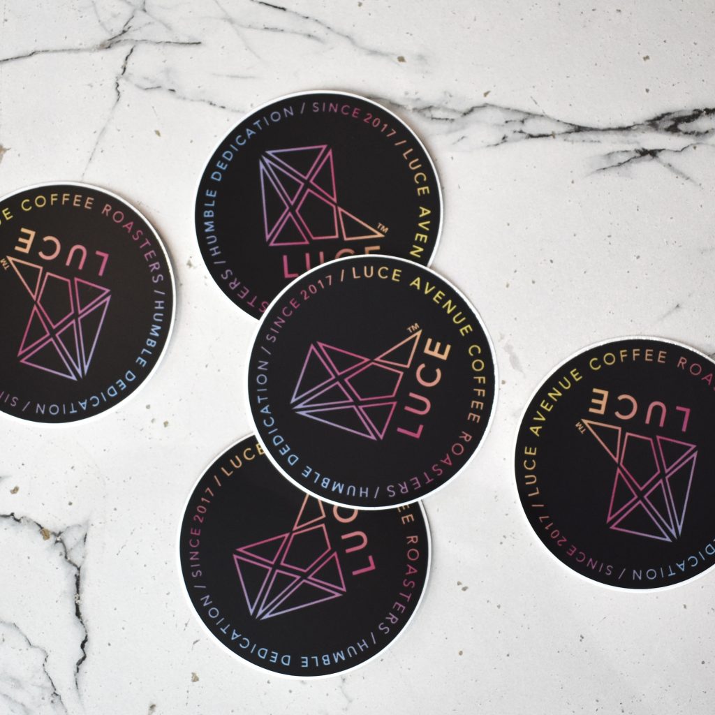 Luce Signature Sticker – Luce Coffee Roasters